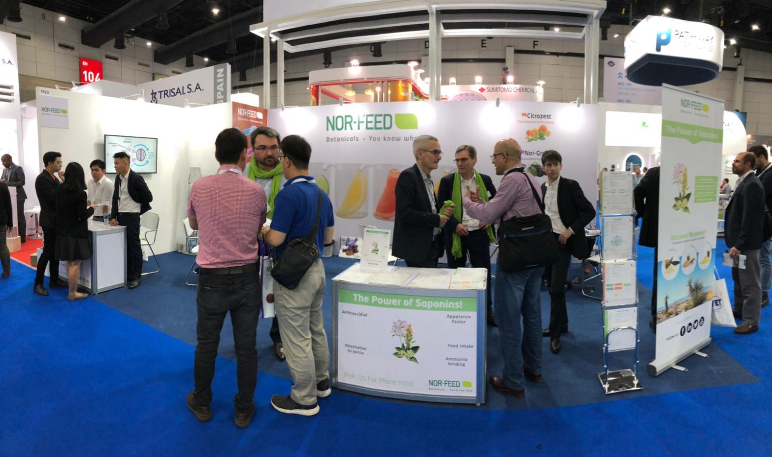 A very busy booth at VIV Asia 2019! - Nor-Feed